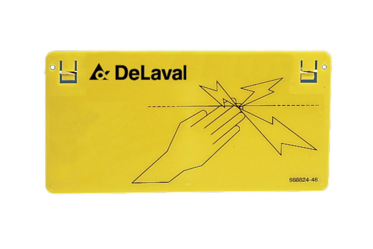 DeLaval warning sign - DeLaval